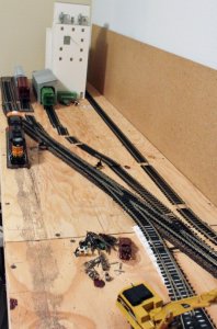 My HO "L-Shaped Switching Layout" (96"x92"(16" Shelf Width ...